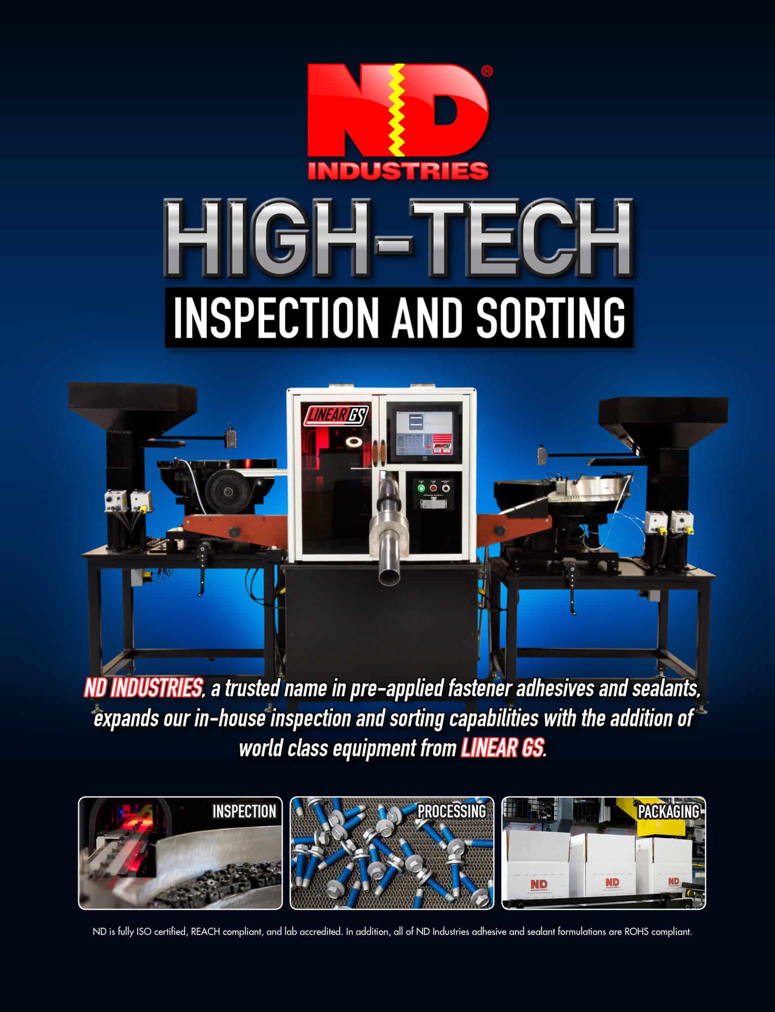 HIGH-TECH INSPECTION & SORTING - NDINDUSTRIES