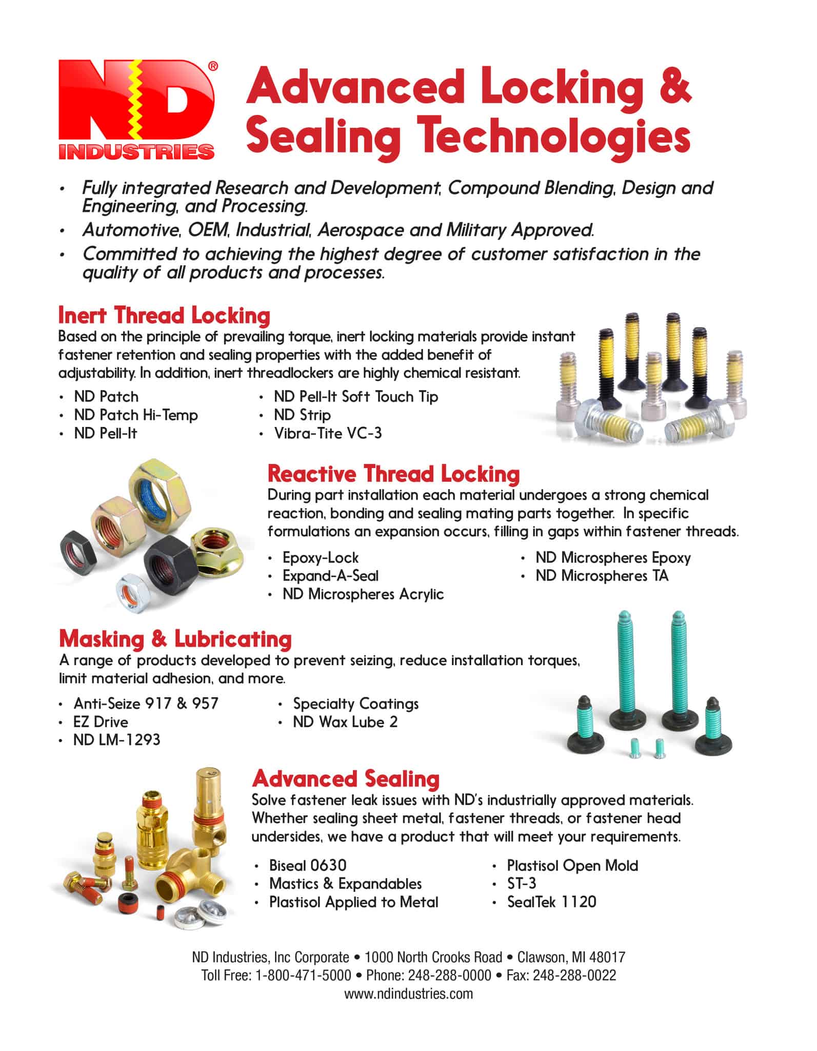 ND LINEUP - NDINDUSTRIES